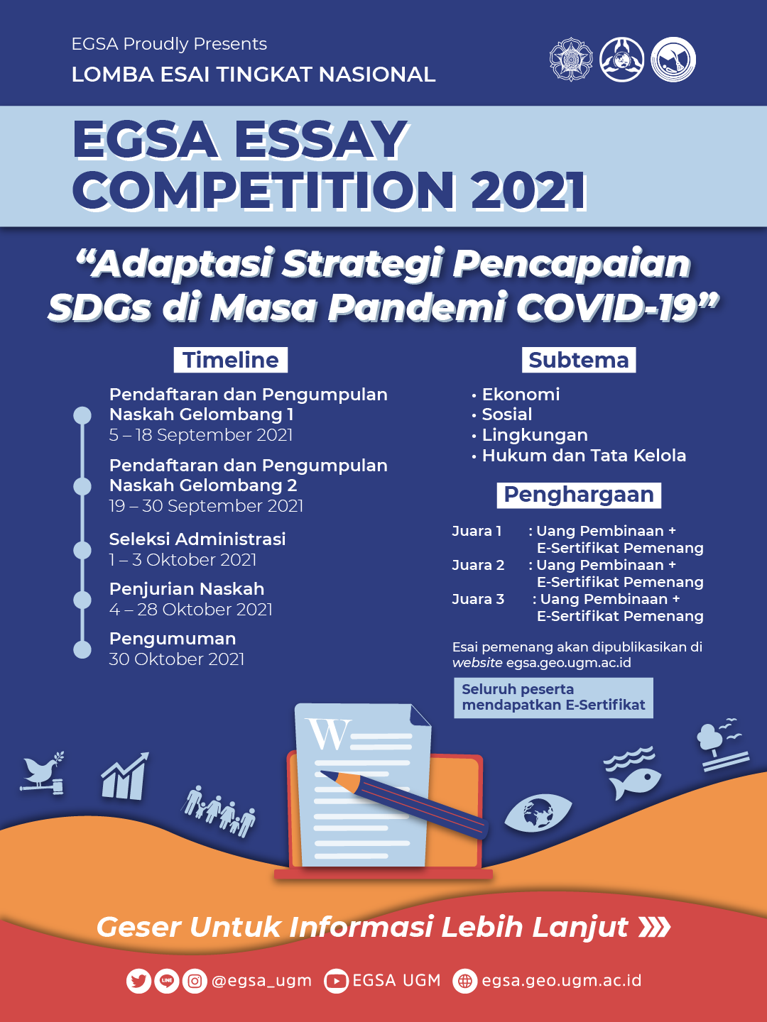 LOMBA ESAI NASIONAL – EGSA ESSAY COMPETITION 2021 – Environmental ...